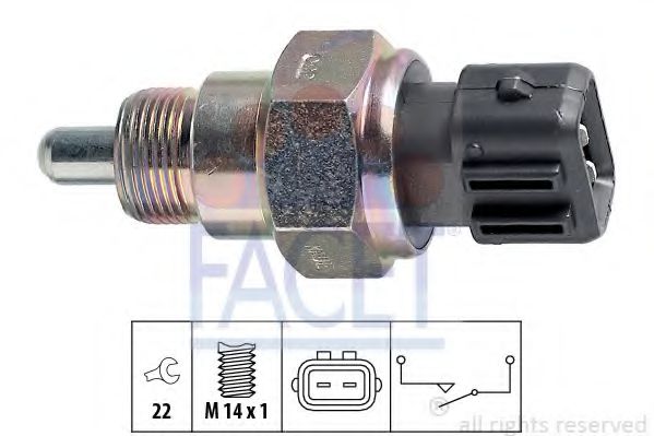 Датчик заднего хода на Skoda Fabia (Шкода Фабия) 1, 2, 3 | 1.0, 1.2, 1. ...