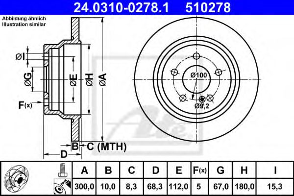 Тормозной диск MERCEDES-BENZ A0004231012, купить оригинальные запчасти ...