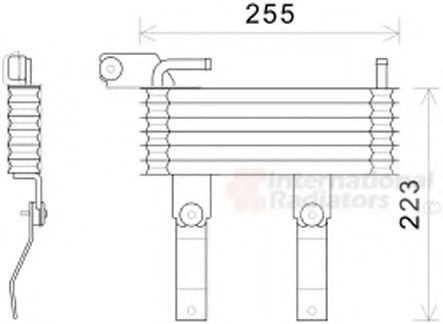 Масляный радиатор Hyundai/Kia 254602E000, купить оригинальные запчасти ...