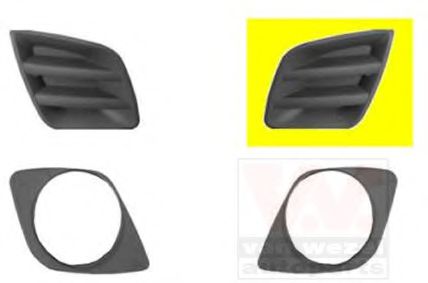 Облицовка бампера на Toyota Rav 4 (Тойота Рав 4) 2, 3, 4, A10, A20, A30 ...