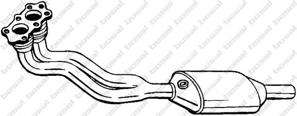 Катализатор BOSAL 099-833, купить оригинальные запчасти в Киеве, Одессе ...