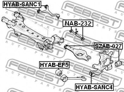 Сайлентблок рычага Hyundai/Kia 552103K000, купить оригинальные запчасти ...