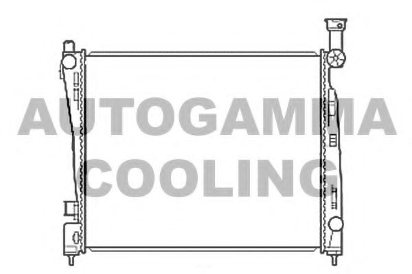 Радиатор охлаждения двигателя CHRYSLER 55038185AE, купить оригинальные ...